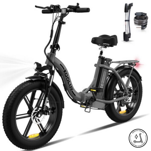 KOOLUX BK6S Electric Bike (Grey) – South Coast Electric Scooters Ltd