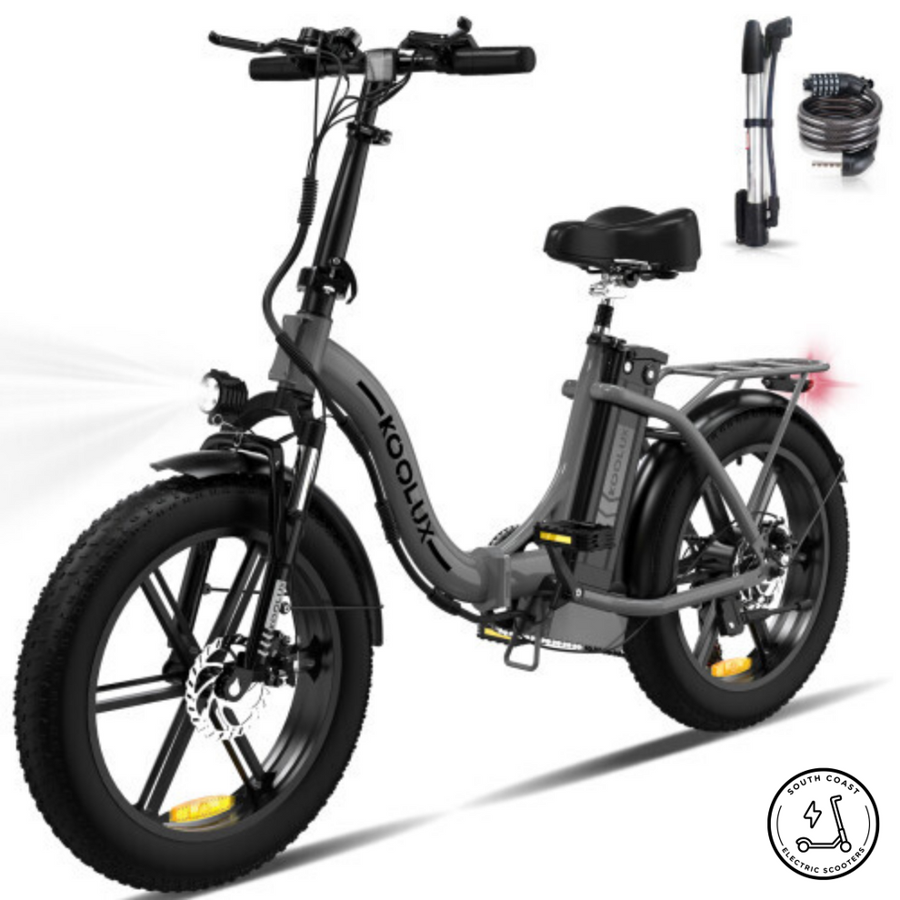 KOOLUX BK6S Electric Bike (Grey) – South Coast Electric Scooters Ltd